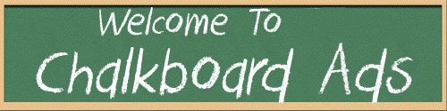 Chalkboard Ads